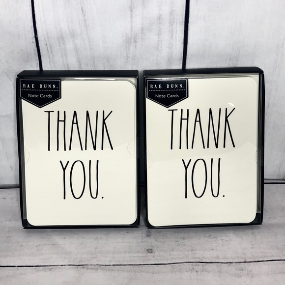 Rae Dunn | Office | Rae Dunn Thank You Cards 24 Cards | Poshmark